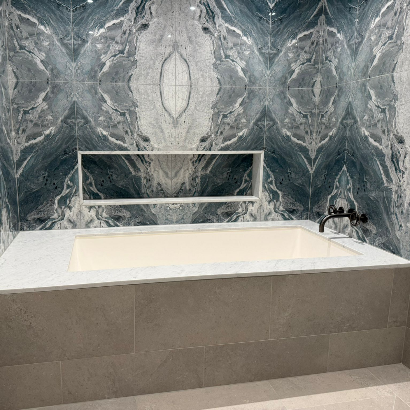 Deep Bathtub With Seat 1500 L x 700 W x 1000 Depth by Omnitub