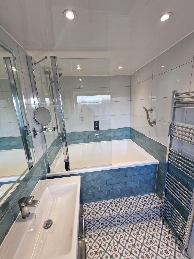 1400mm × 1200mm Deep Soaking Bath | 1.4m | 600mm Depth | Wide ...