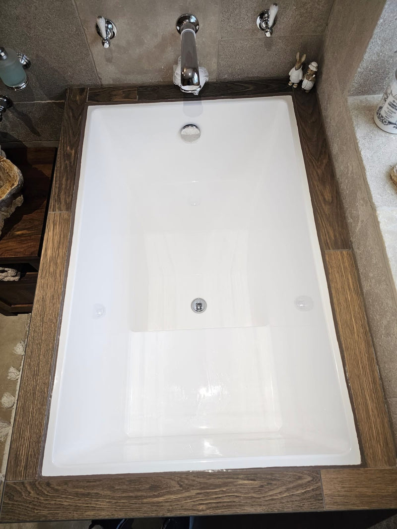 Deep Bathtub With Seat 1100 L x 700 W x 1000 Depth by Omnitub