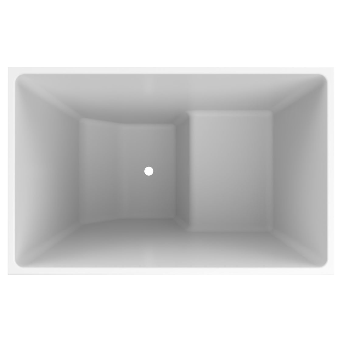 Deep Bathtub With Seat 1100 L x 700 W x 1000 Depth by Omnitub