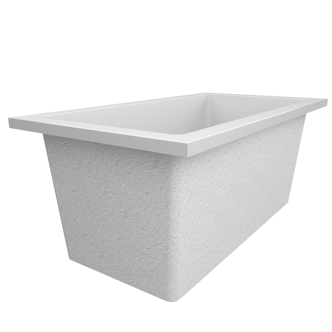 1500mm × 800mm Deep Soaking Bath | 1.5m | 600mm Depth | Rectangular ...