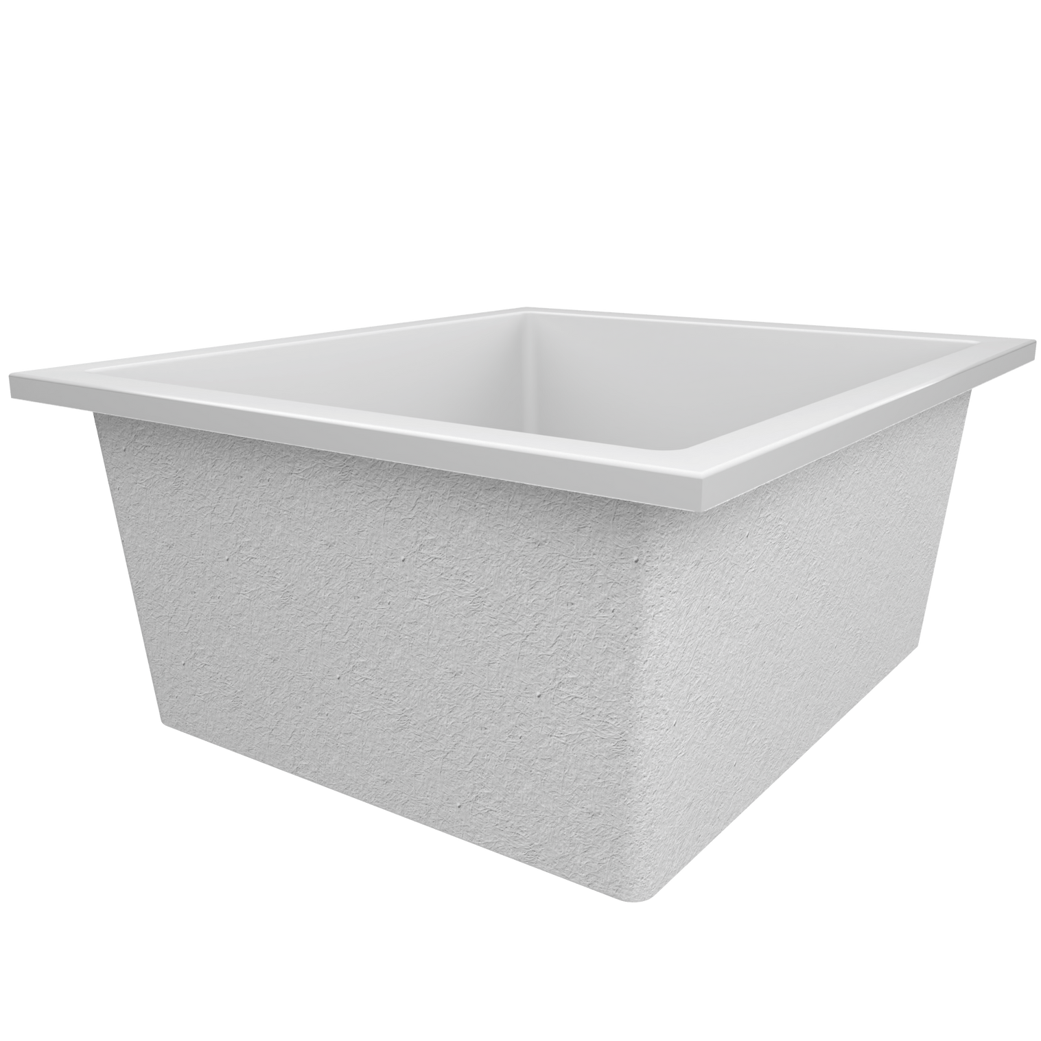 1400mm × 1200mm Deep Soaking Bath | 1.4m | 600mm Depth | Wide ...